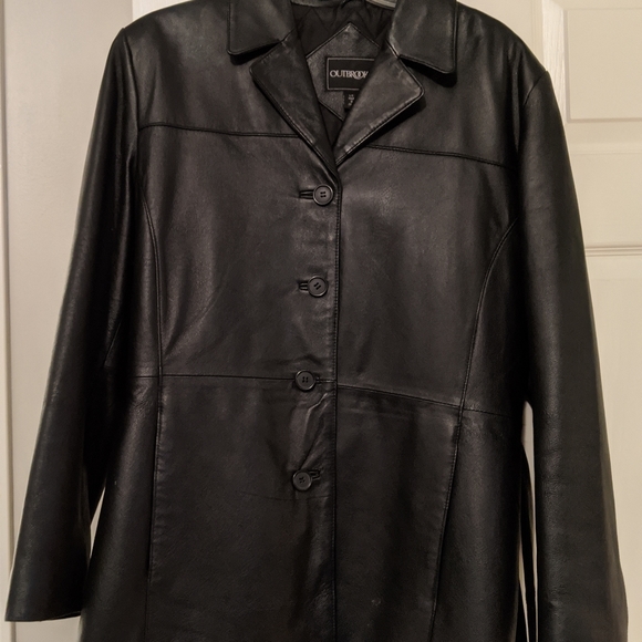 Outbrook | Jackets & Coats | Leather Jacket | Poshmark